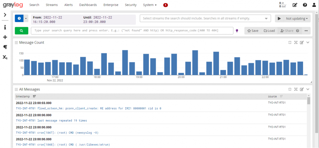graylog syslog サーバ | naokilog.com